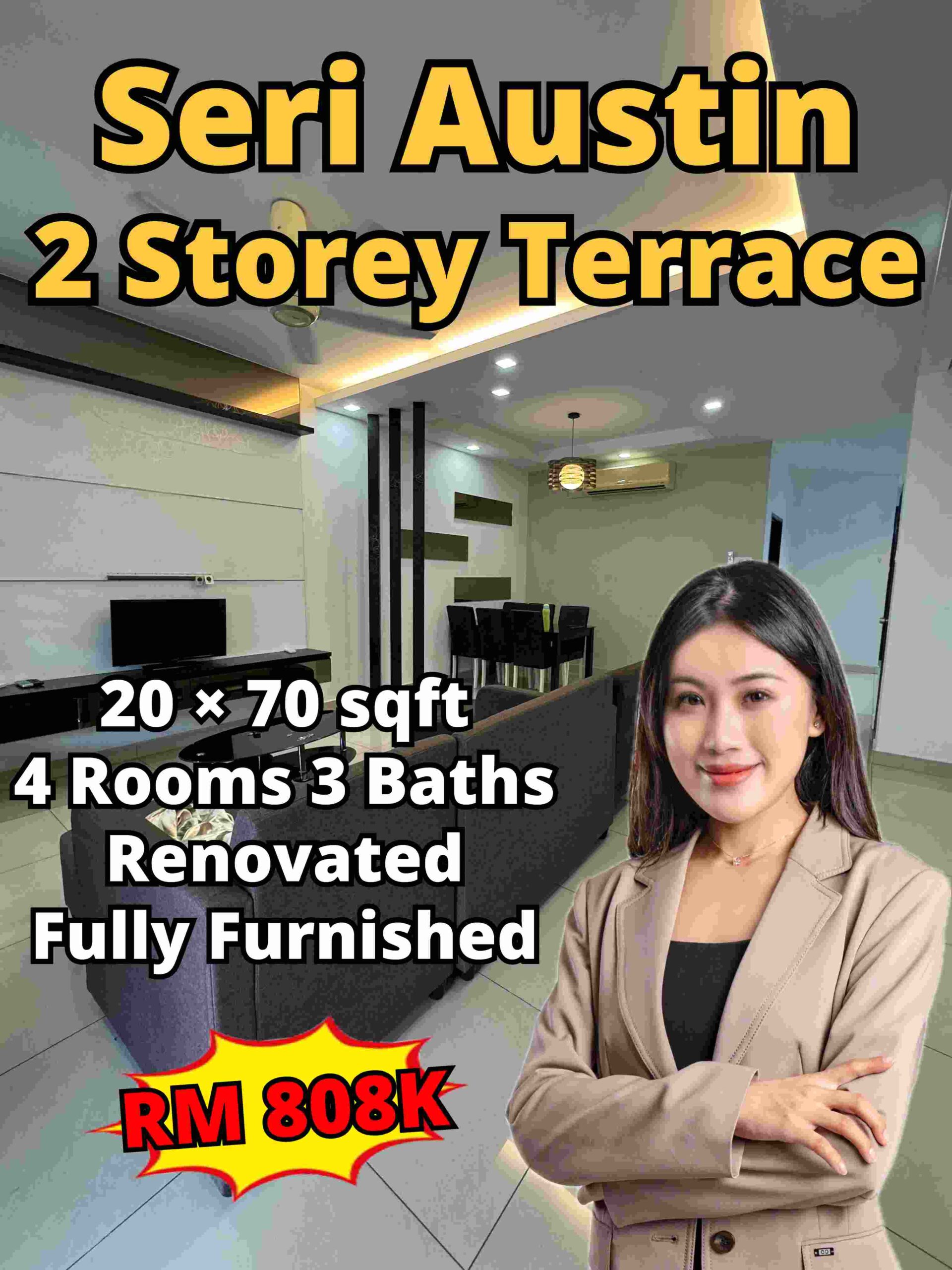 Seri Austin Double Storey Terrace House - Cady Property