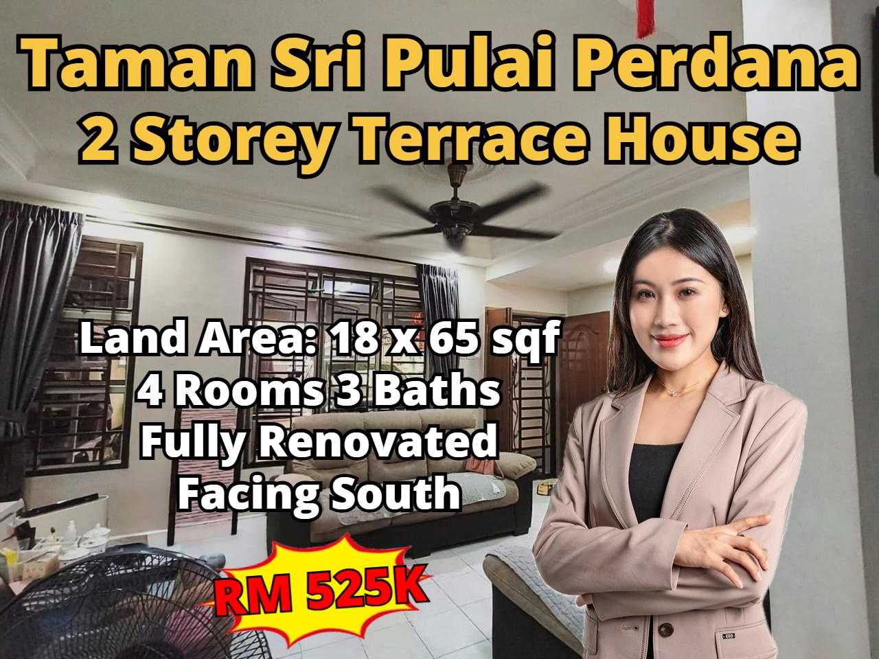 Taman Sri Pulai Perdana Double Storey Terrace House - Cady Property
