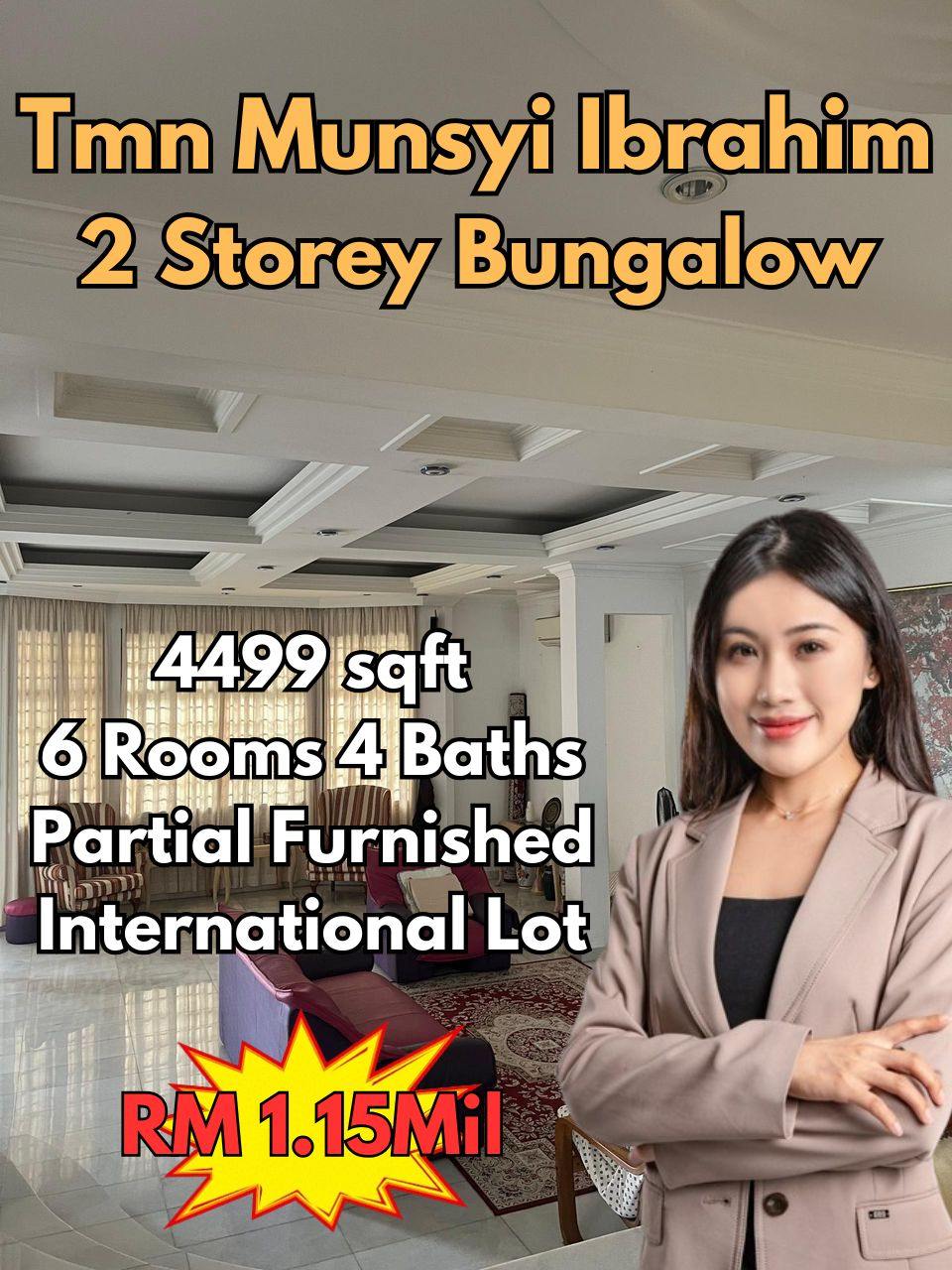 Taman Munsyi Ibrahim Double Storey Bungalow - Cady Property