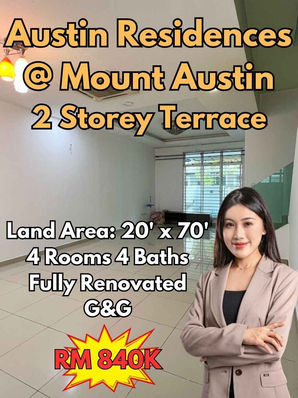 Austin Residences Jalan Mutiara Emas 10/x Taman Mount Austin Double ...