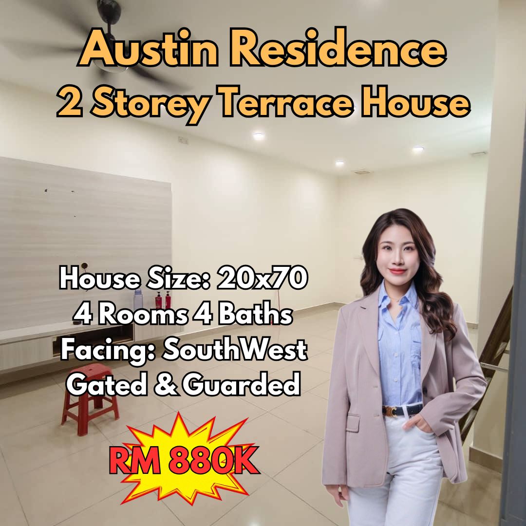 Austin Residence Jalan Mutiara Emas 10 Taman Mount Austin Double Storey ...
