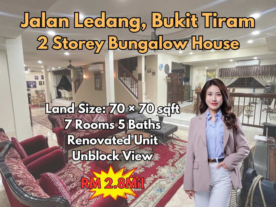 Jalan Ledang Bukit Tiram Double Storey Bungalow House - Cady Property
