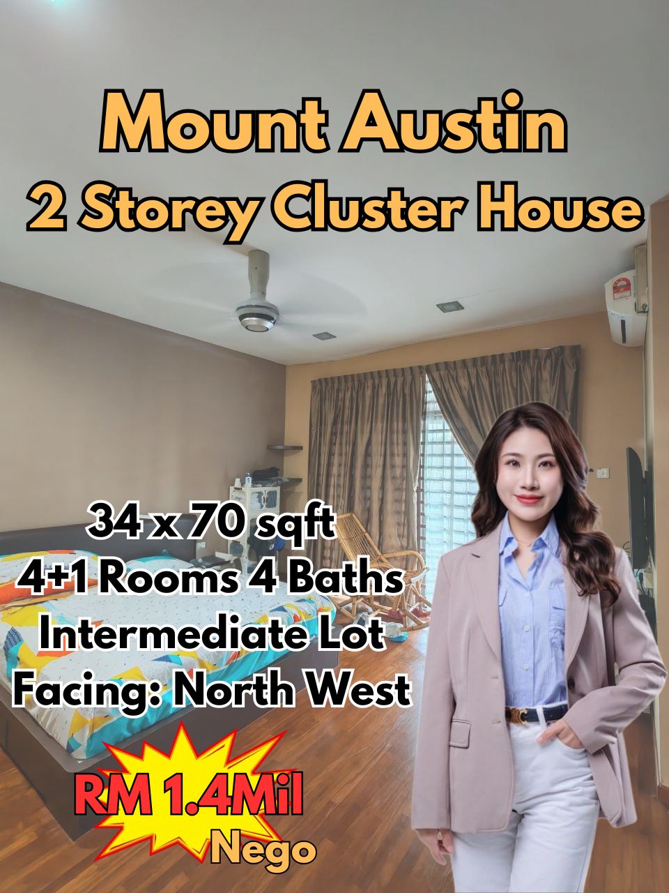 Mount Austin Double Storey Cluster House - Cady Property