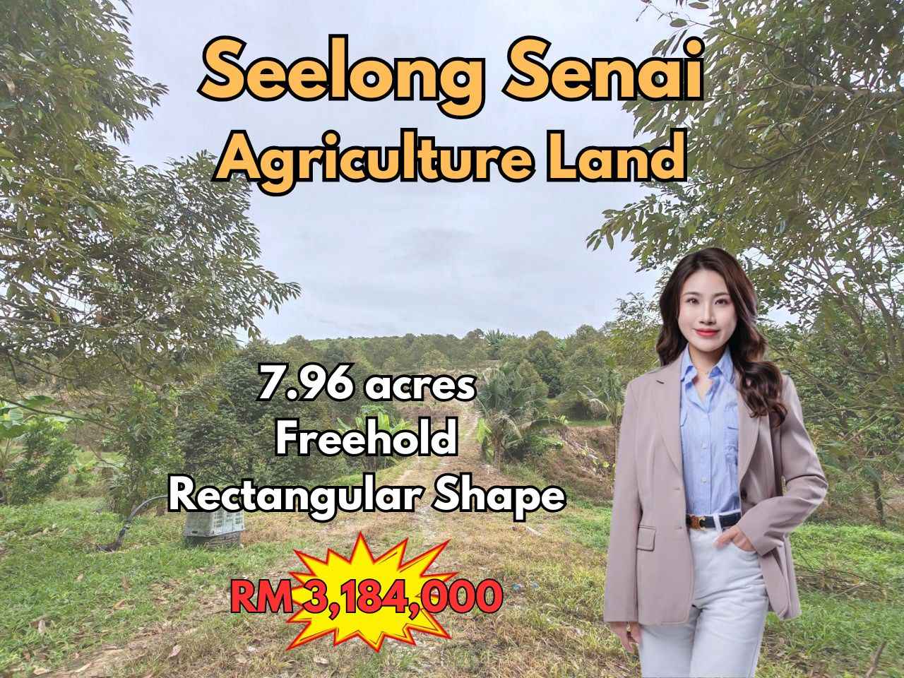 Jalan Sungai Tiram @ Seelong Senai Agriculture Land - Cady Property