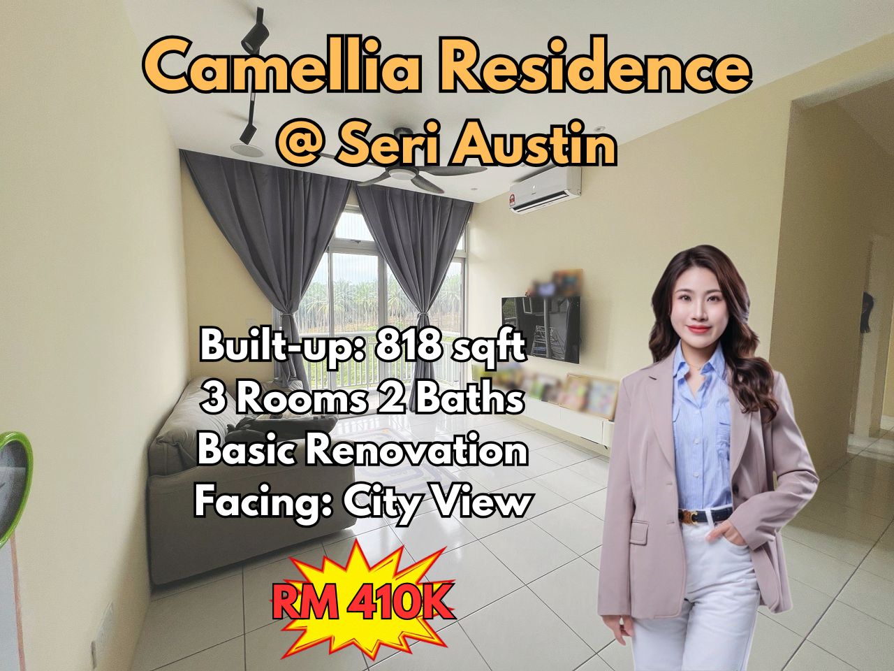 Camellia Residence @ Seri Austin - Cady Property