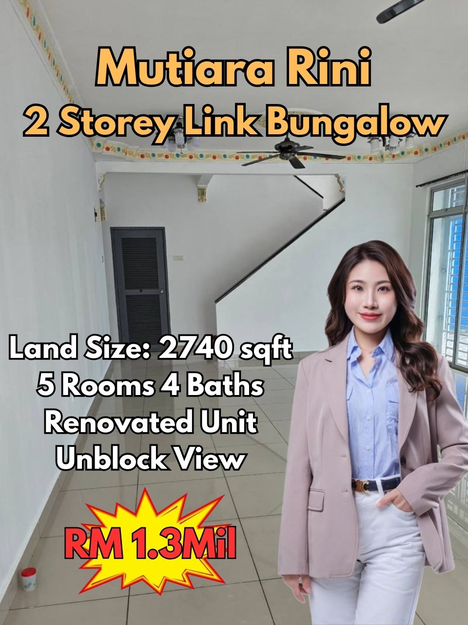 Mutiara Rini Double Storey Link Bungalow - Cady Property